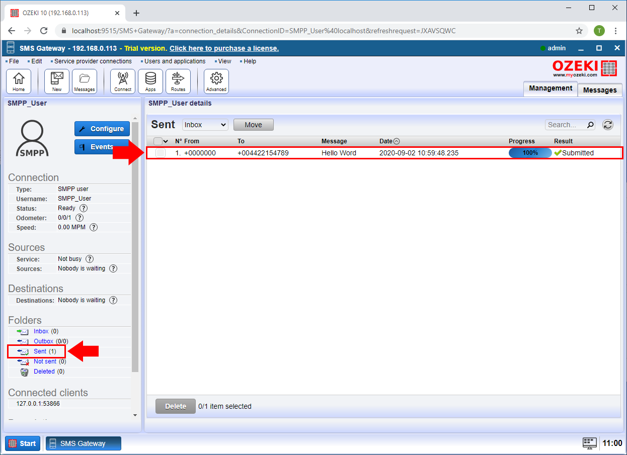 How to trace what happened to a message