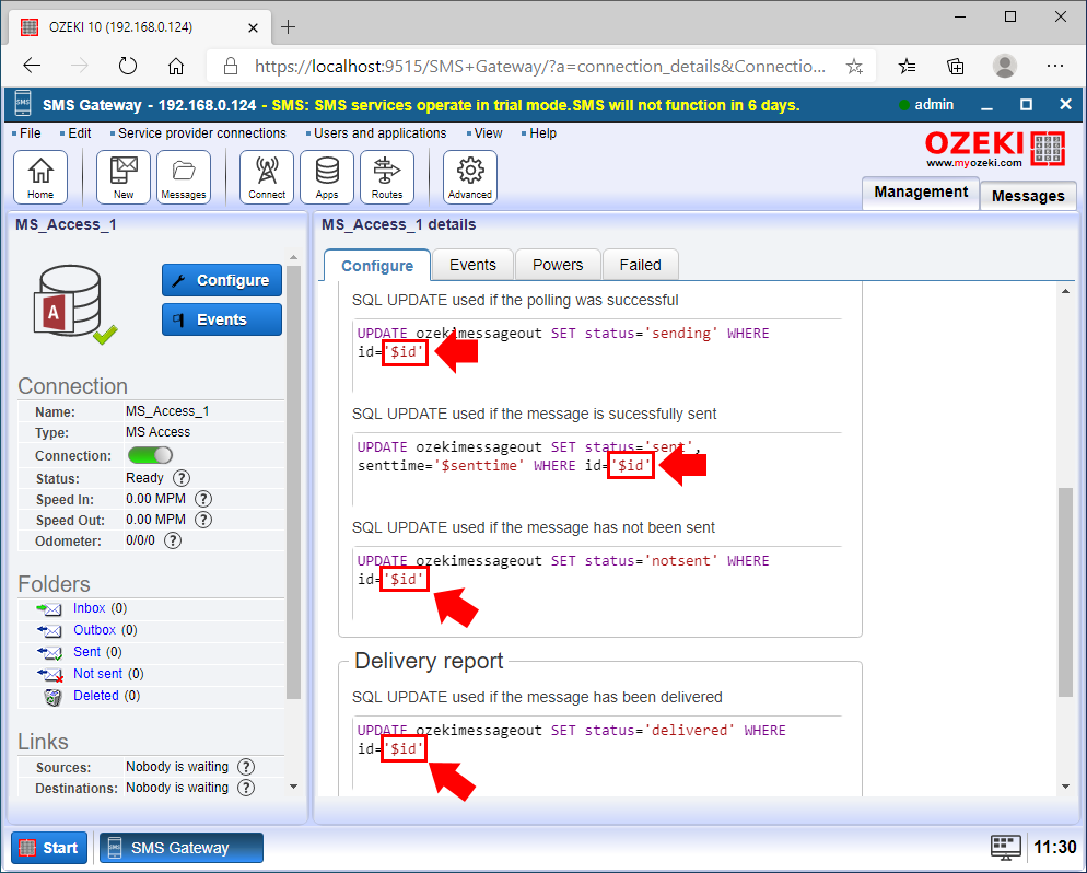 How to send SMS from Microsoft Access 365