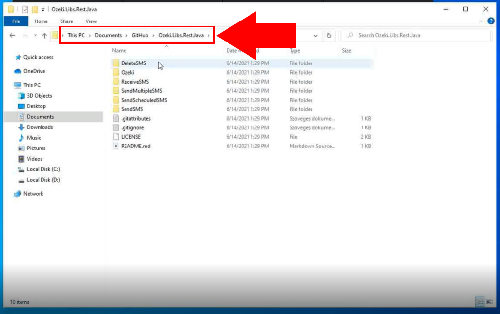 Github: Java SMS API