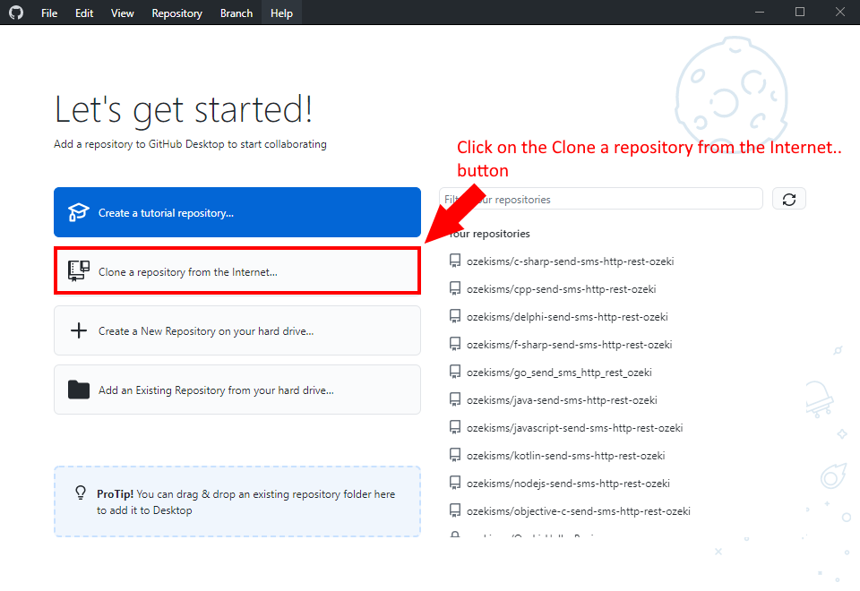 How to download the latest Python SMS library from Github