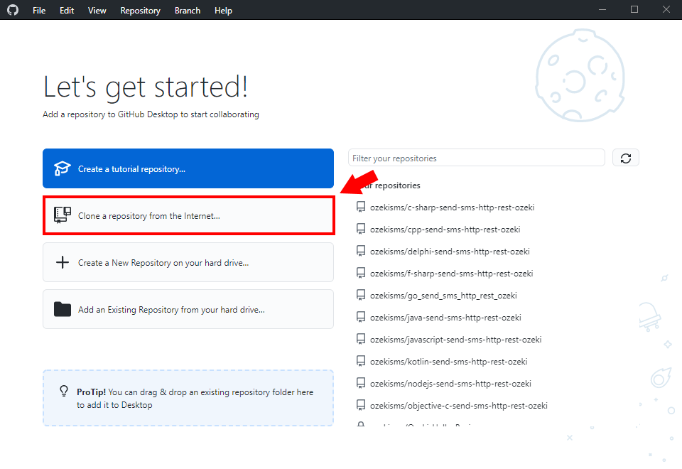 How to download the latest Python flask SMS library from Github